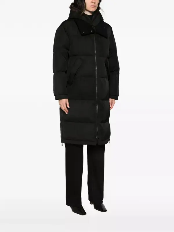 LOU ANDREA Faux Fur-trim Quilted Coat