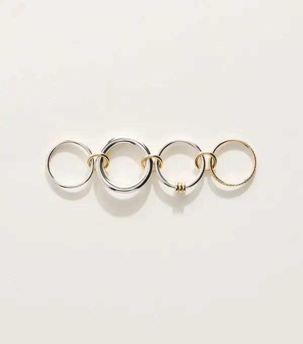 SPINELLI KILCOLLIN Sterling Yellow Gold And Diamond Aries Ring