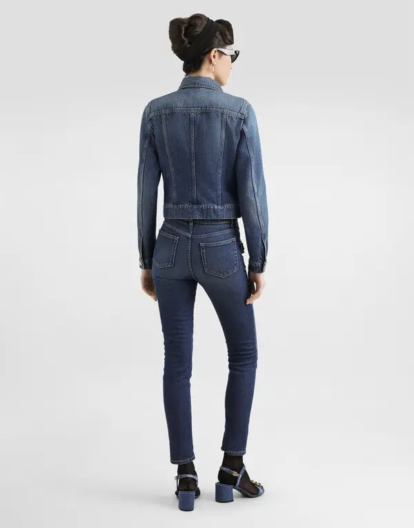 Dolce & Gabbana 5-pocket Denim Trousers Denim And Jeans Multi-colored