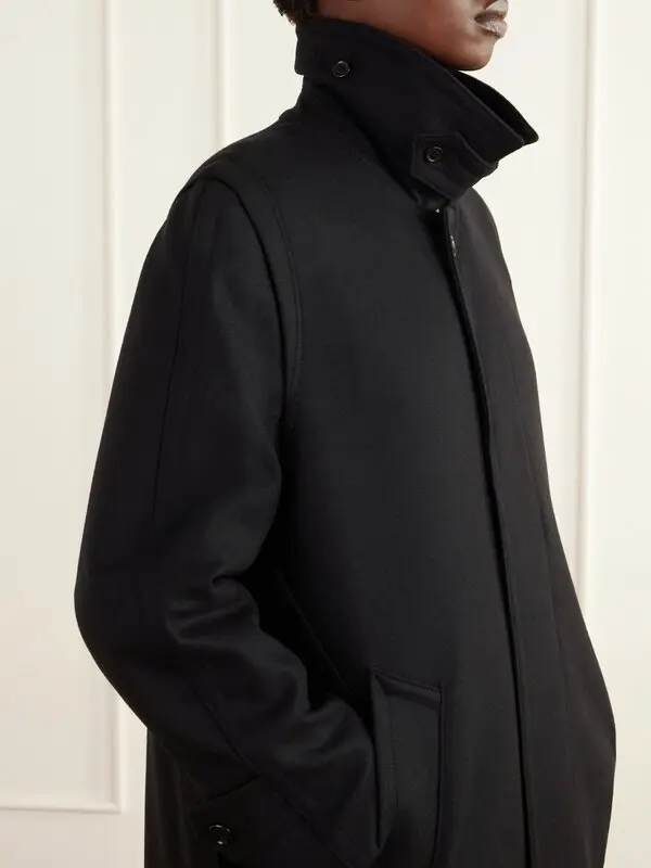 RIER Loden Felted Virgin Wool Coat