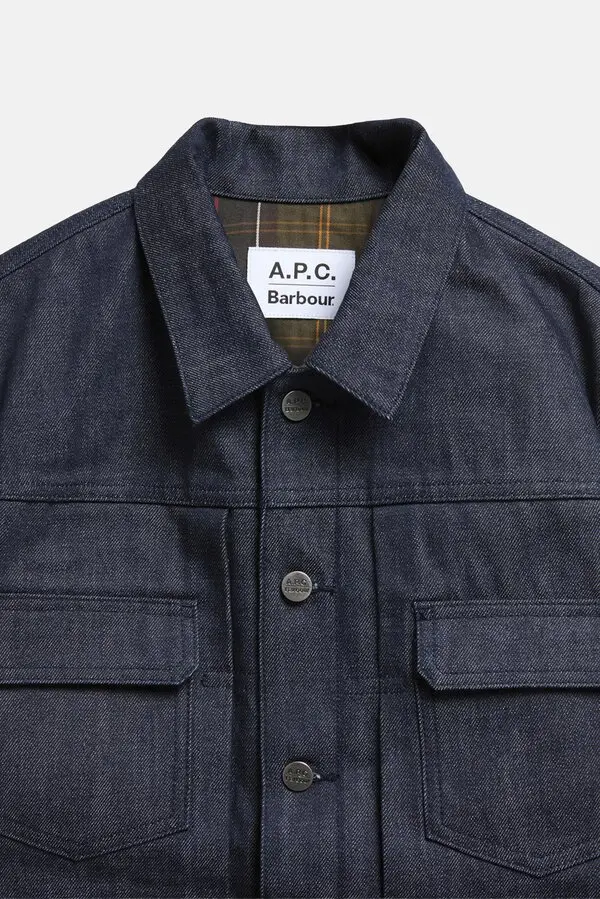 Barbour X A.p.c. Trucker Denim Casual Outwear