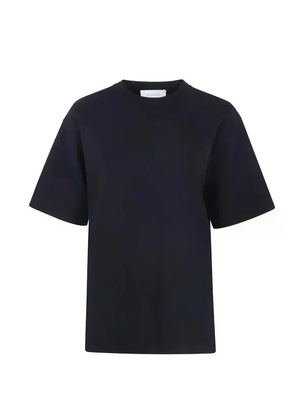 Sportmax Spsgergo Oversized Viscose T-shirt - Black
