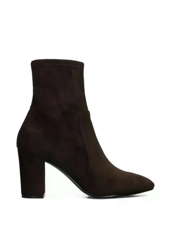 BIBI LOU Suede Ankle Boots - Brown