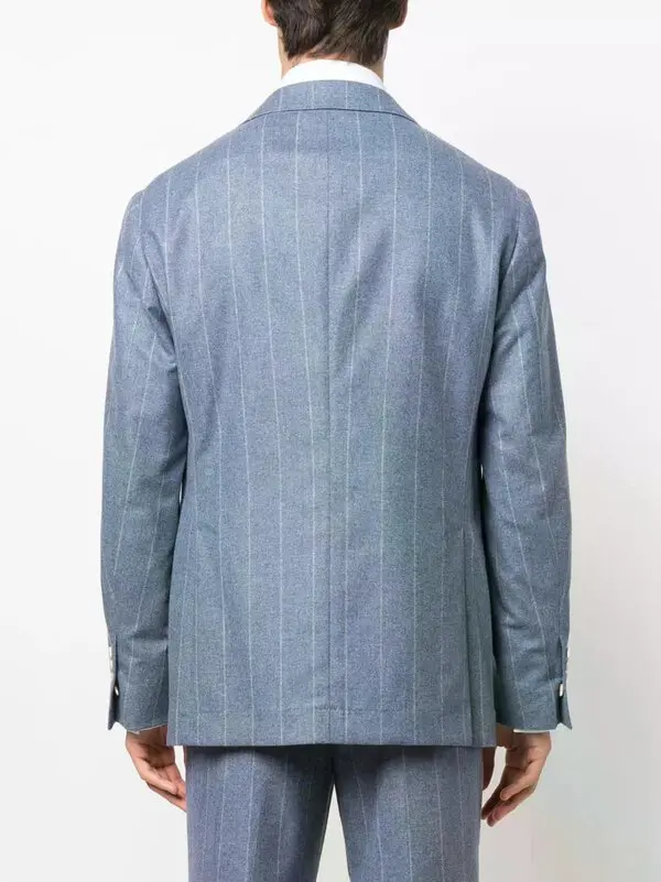Brunello Cucinelli Pinstripe Wool Blazer