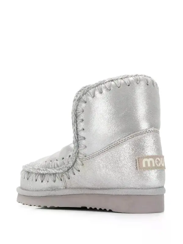 Mou Crochet Trim Snow Boots