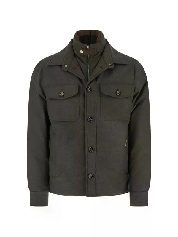 MOORER Piumino Button-up Down Jacket