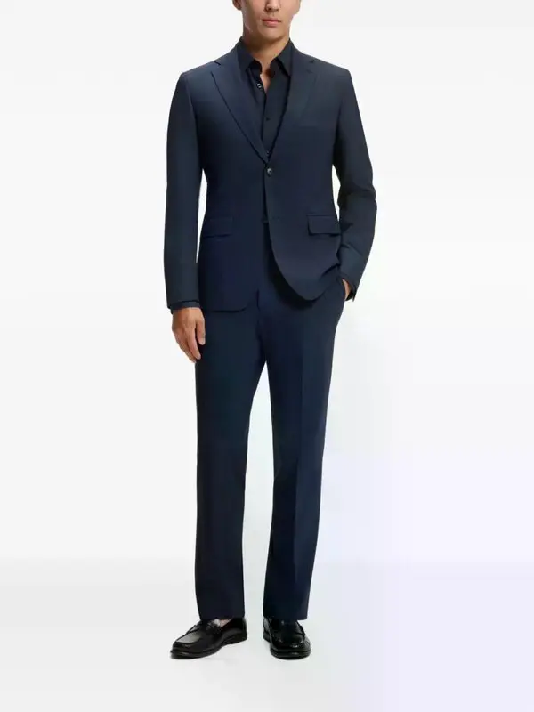 BOSS Slim-fit Shirt In Stretch Melange Cotton