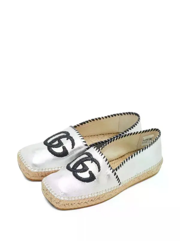 Gucci Gg Raffia Espadrilles