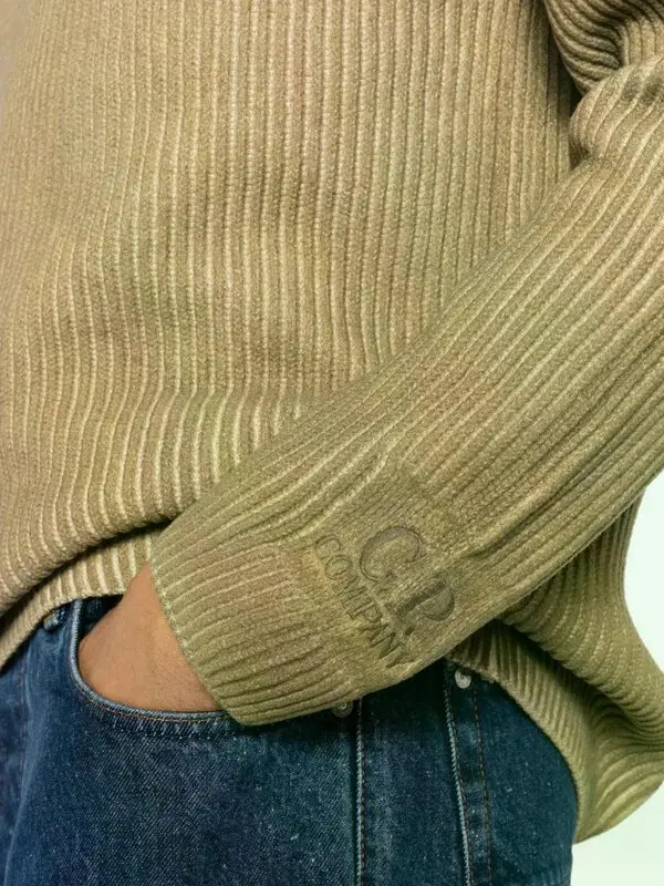 C.P. COMPANY Ribbed-knit Sweater