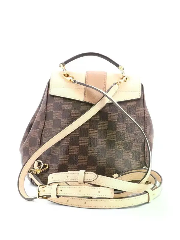 LOUIS VUITTON Clapton Damier And Leather Backpack