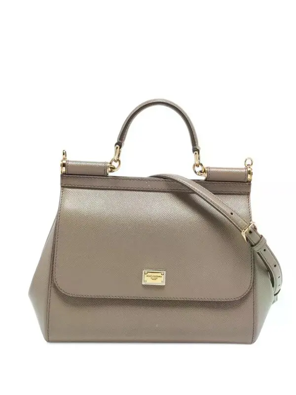 Dolce & Gabbana Medium Miss Sicily Two-way Handbag - Grey