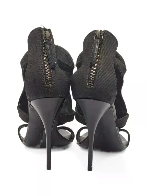 GIUSEPPE ZANOTTI Mirror-embellished Open-toe High-heeled Sandals