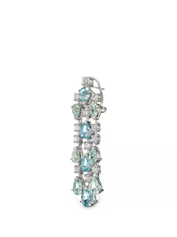 ANABELA CHAN Valley Orchid Cascade Sapphire Earrings