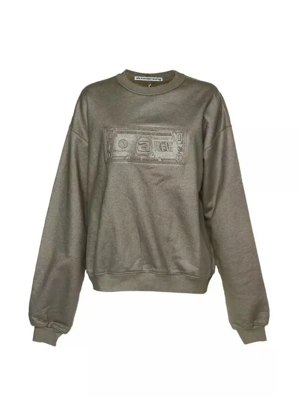 Alexander Wang Dollar-embossed Sweatshirt