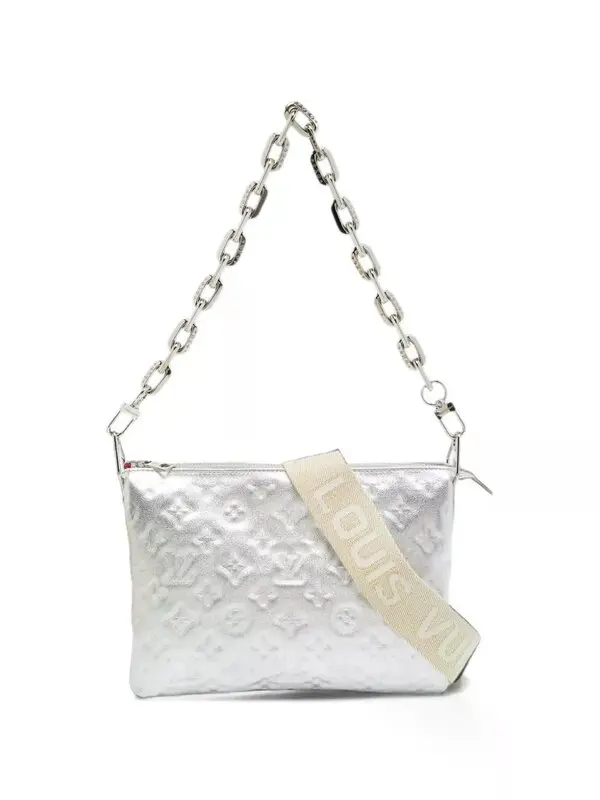 LOUIS VUITTON 2021 Pm Coussin Monogram Shoulder Bag - Silver