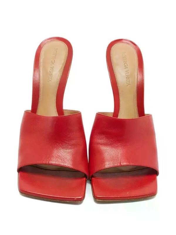 Bottega Veneta Stretch Square-toe Heeled Sandals
