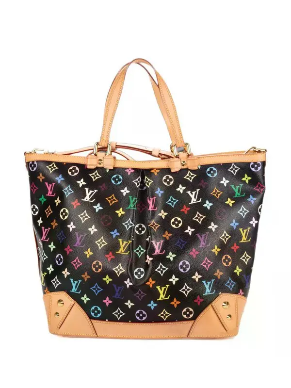 LOUIS VUITTON X Takashi Murakami Gm Sharleen Monogram Multicolour Tote Bag - Black