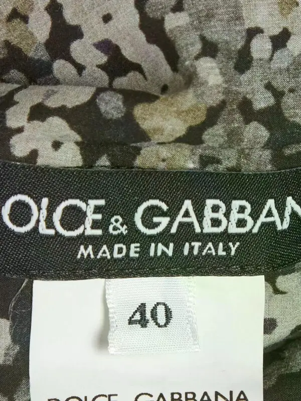 Dolce & Gabbana Printed Flared Midi Dress