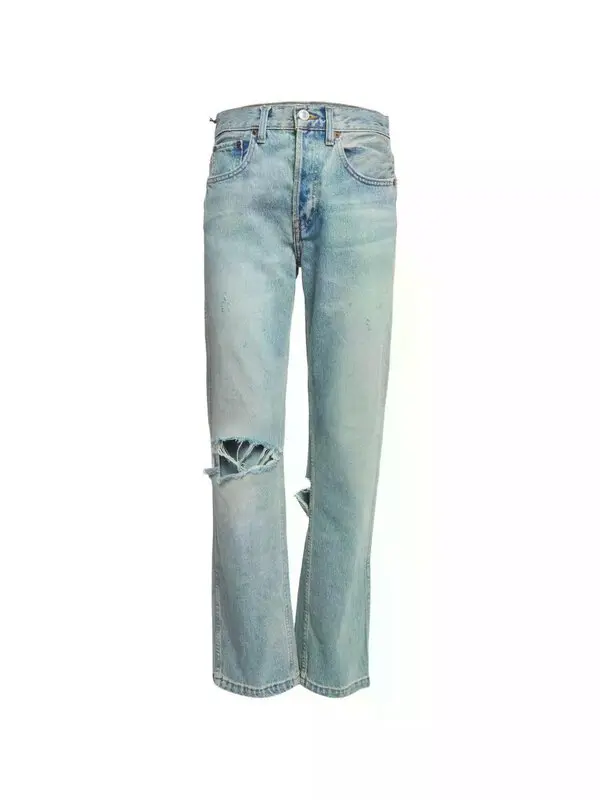 RE/DONE Distressed-finish Jeans - Blue