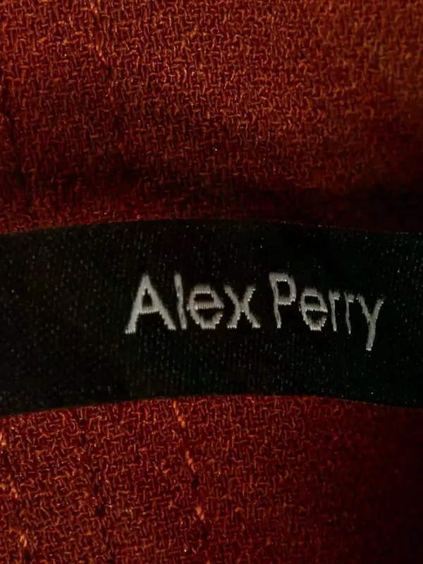 Alex Perry Strapless Crepe Midi Dress