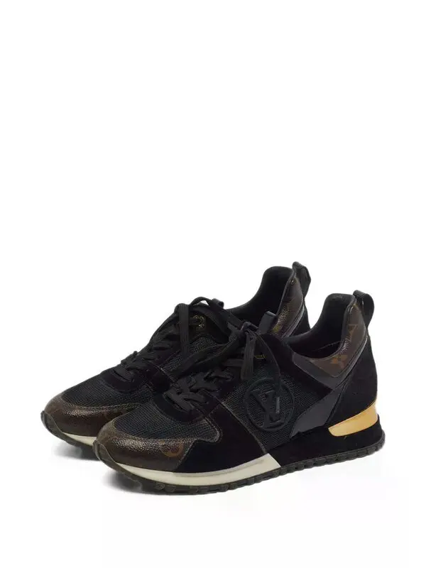 LOUIS VUITTON Run Away Monogram Lace-up Sneakers