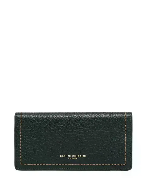 GIANNI CHIARINI Large Bubble Calf Leather Wallet - Green