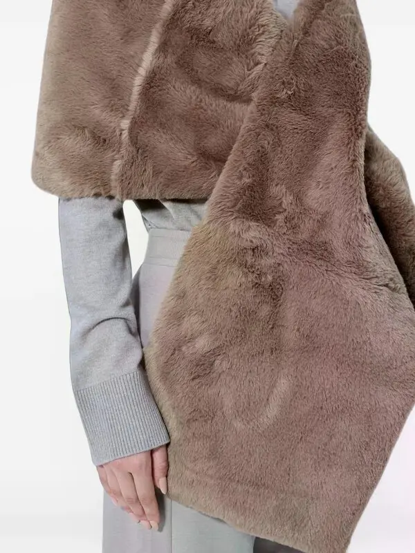 Max Mara Faux-fur Wrap Stole