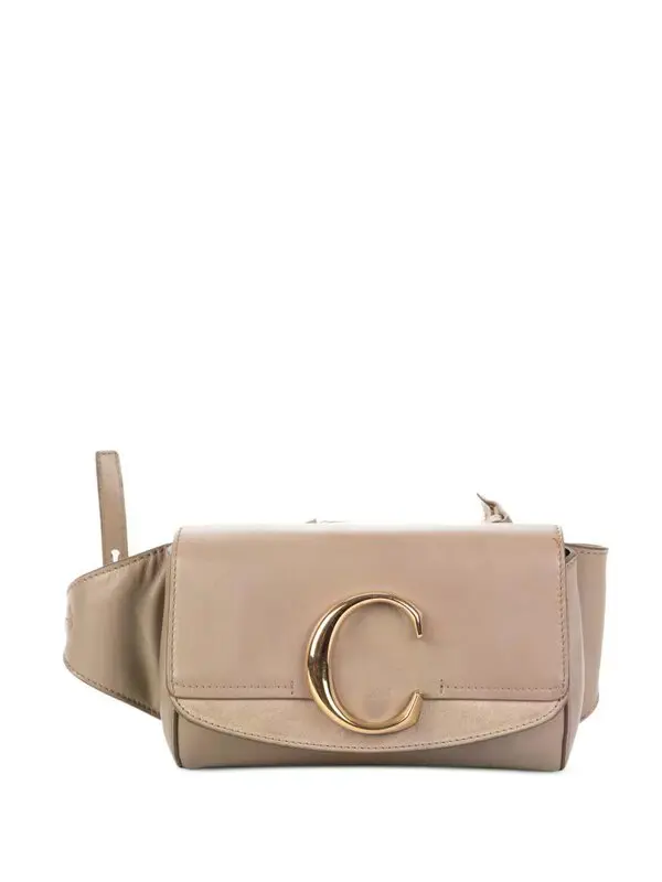 Chloé C Belt Shoulder Bag - Neutrals