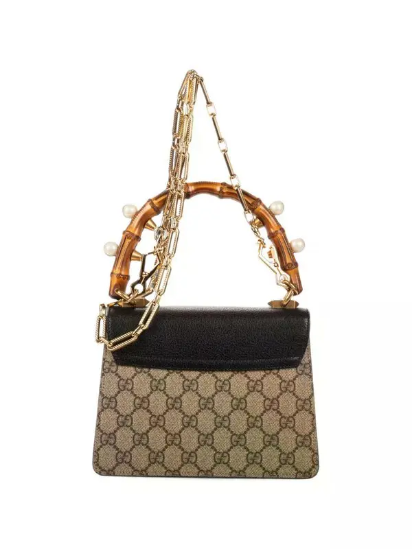 Gucci 2017 Small Fox Head Bamboo Shoulder Bag - Neutrals