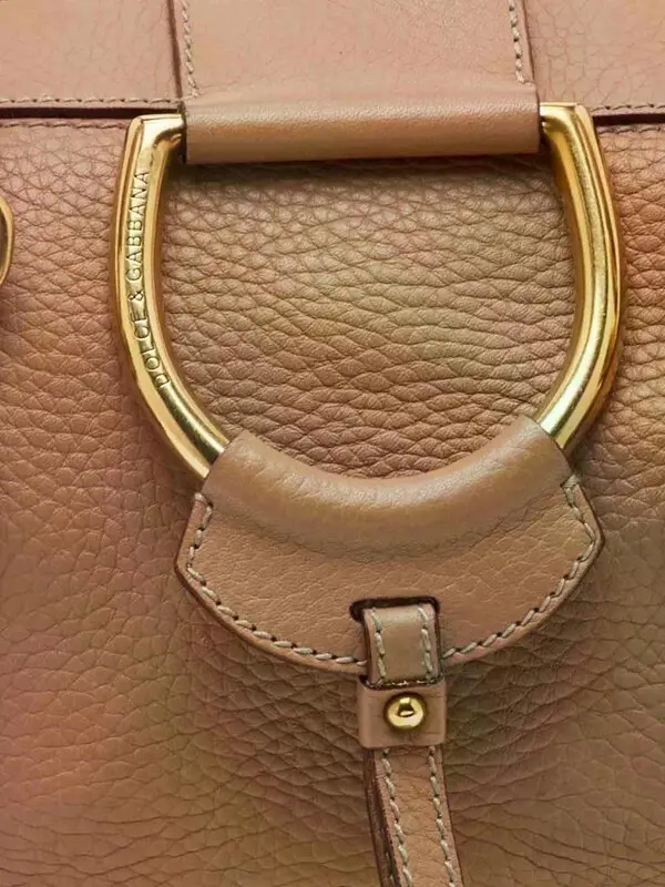 Dolce & Gabbana Grained Leather Tote Bag