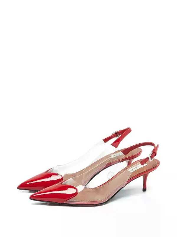 Alaïa Le Cœur Slingback Pumps - Red