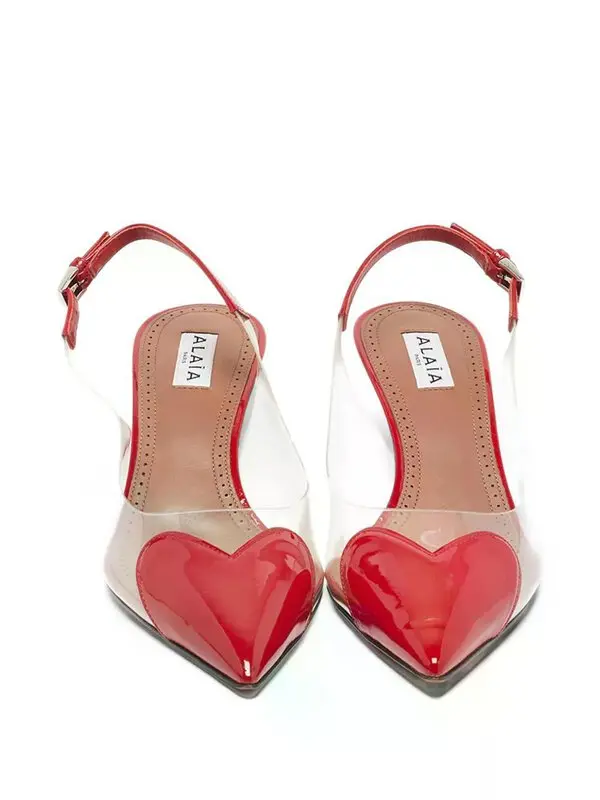 Alaïa Le Cœur Slingback Pumps