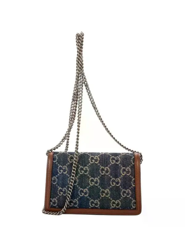Gucci Mini Dionysus Gg Shoulder Bag - Blue