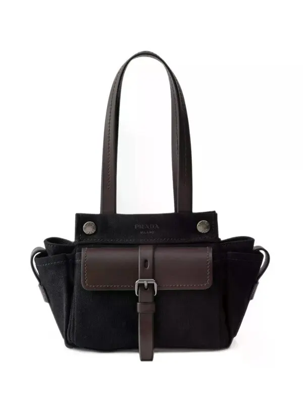 Prada Route Leather Mini Tote Bag