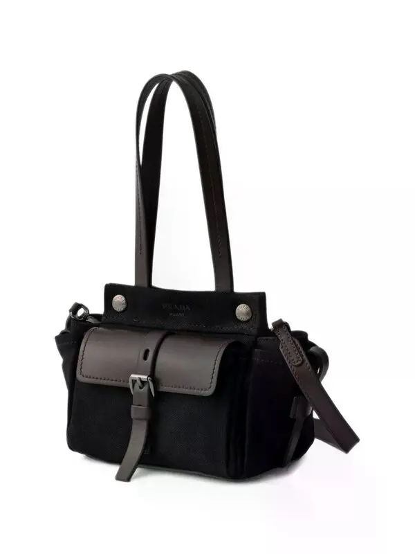 Prada Route Leather Mini Tote Bag
