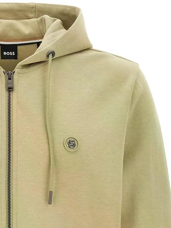 BOSS Double B Monogram Zip-up Hoodie