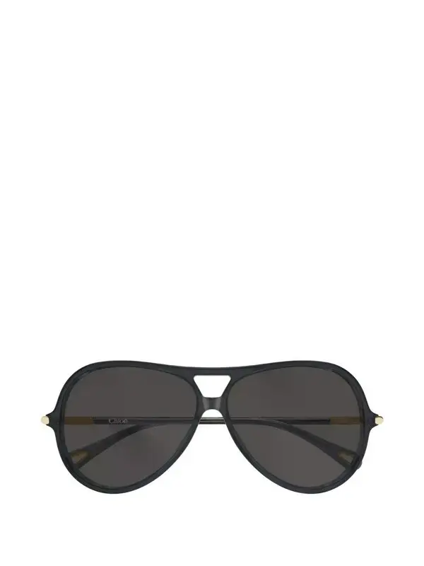 Chloé Pilot-frame Sunglasses - Black