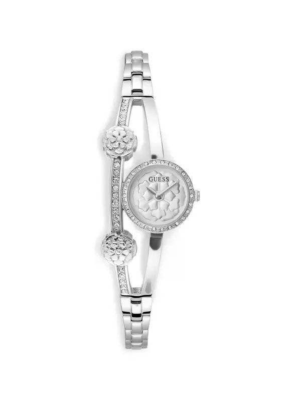 Guess Tone Analog Watch - Silver