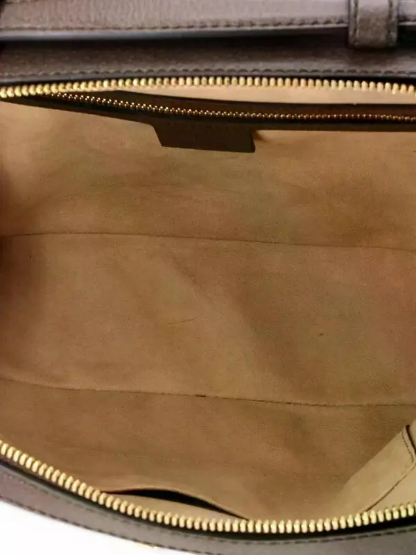 Gucci Ophidia Zip Around Camera Bag Gg Coated Canvas Small Shoulder Bag