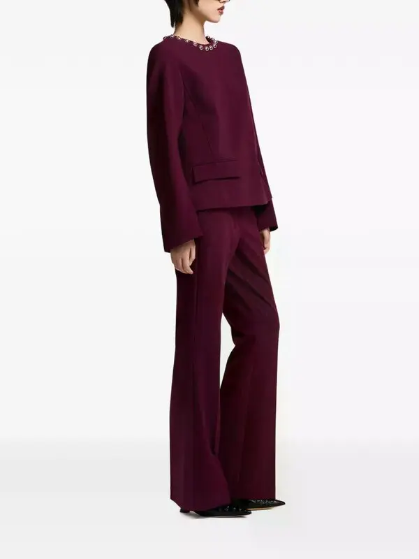 Essentiel Antwerp Kost Pearl-stud Round-neck Blouse