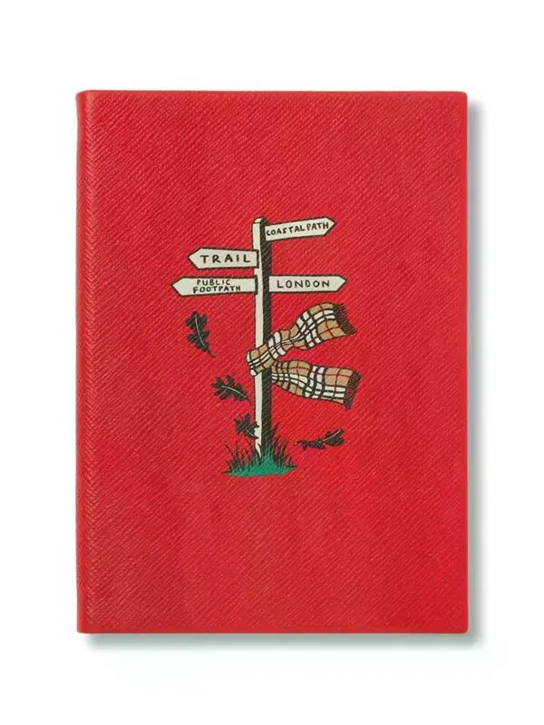 Smythson X Burberry Soho Notebook In Panama