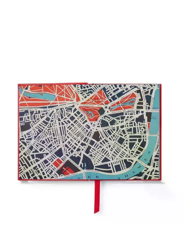 Smythson X Burberry Soho Notebook In Panama