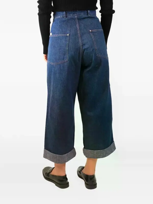 Chimala Button-up Wide-leg Jeans