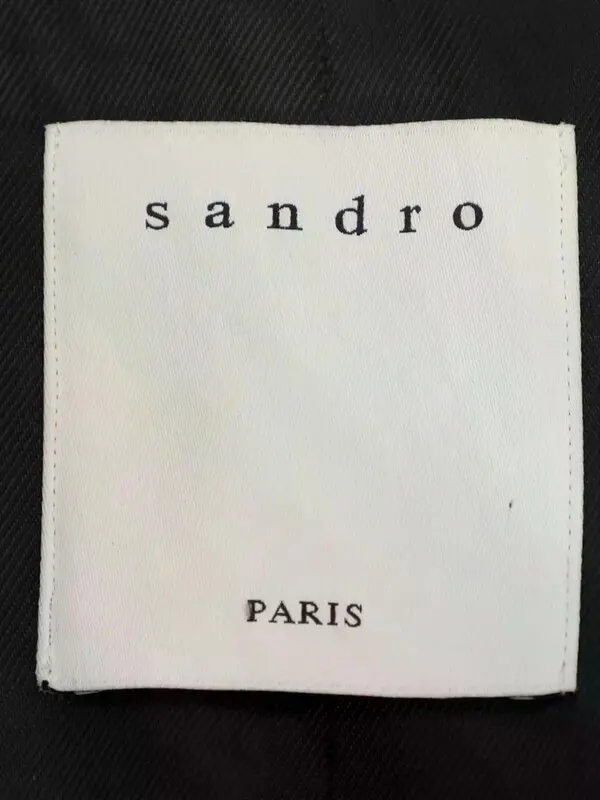 Sandro Lace-up Single-breasted Blazer
