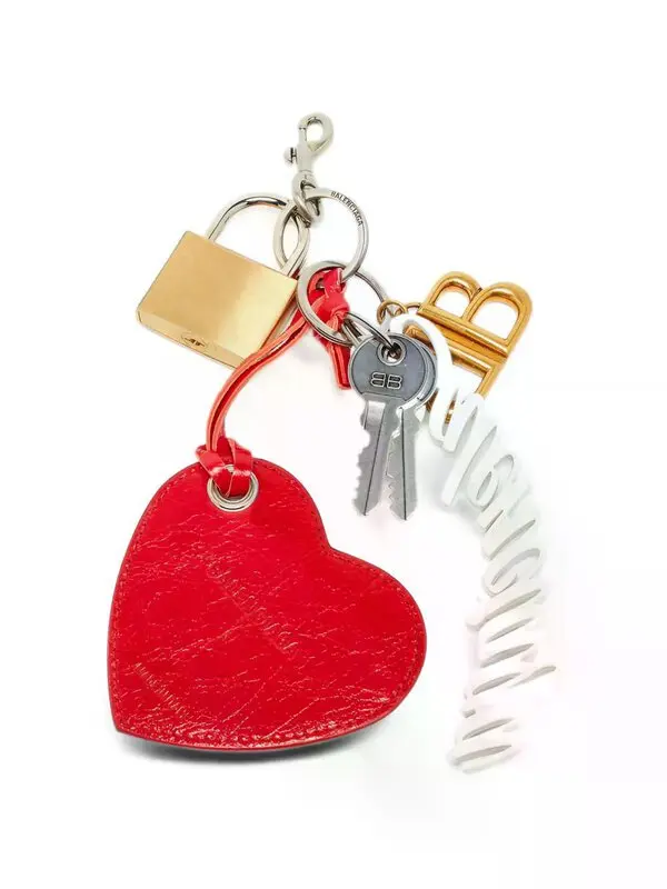 Balenciaga Paloma Heart-mirror Bag Charm