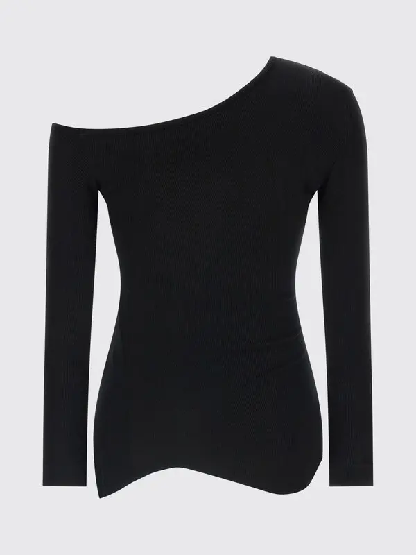 VIVIENNE WESTWOOD Stretch-viscose One-shoulder Top With Asymmetrical Hem