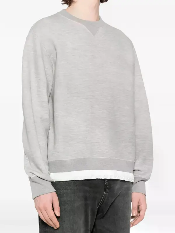 Sacai Layered-detail Crew-neck Sweater