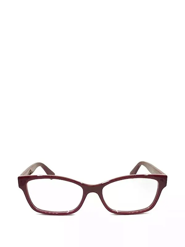 Gucci Rectangle-frame Glasses - Red