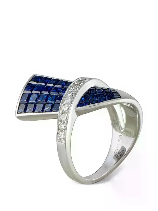 LB EXCLUSIVE Sapphire And Diamond Ring