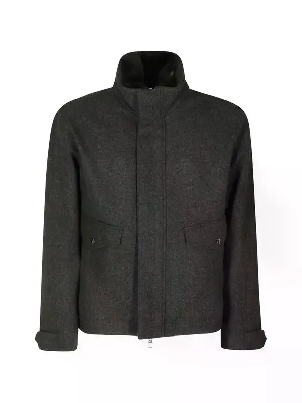 MONTECORE High-neck Zip-up Bomber Jacket